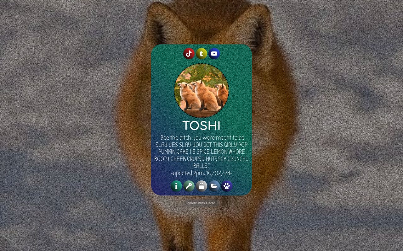 toshis card